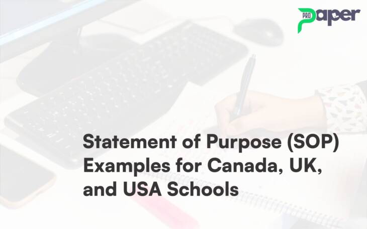 Statement of Purpose (SOP) Examples for Canada, UK, and USA Schools